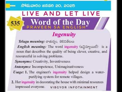 Ingenuity meaning #Ingenuity synonyms and antonyms# word of the day 20-12-2025#english#newword