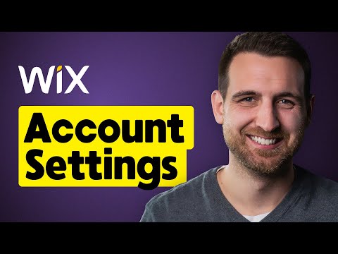 How to View Account Settings on Wix