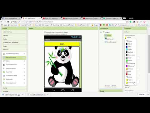 MIT App Inventor 2 - QR Code Scanner and link to webviewer