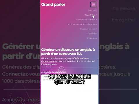 Comment transformer un texte en voix : bigspeak.ai