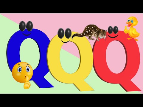 Words That Start with Q Words That Start with Letter Q for Toddlers Kids Learning Videos