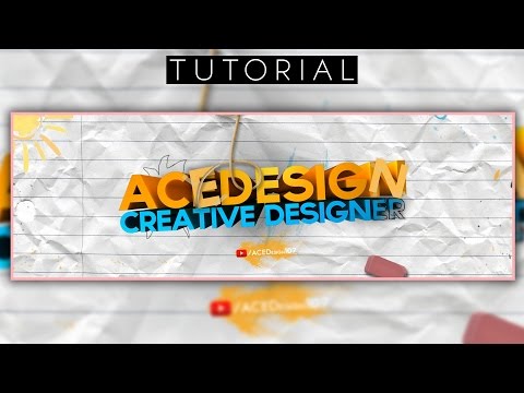 INCREDIBLE 3D Stationary Style Twitter Header Tutorial | Photoshop CC & Cinema 4D