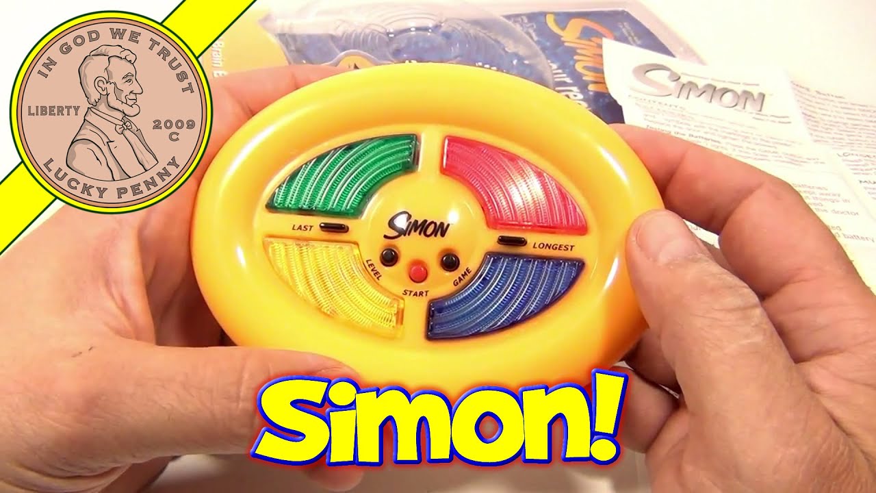 Simon Mini Pocket Electronic Handheld Game, 2002 Milton Bradley & Hasbro Toys