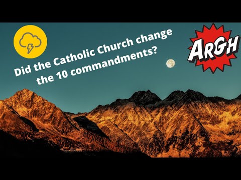 10 commandments from the Bible compared to Catholic's 10 commandments #10 Commandments