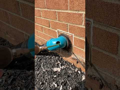 A new process to clean out the dryer vent leaving 0 mess behind! So efficient & so clean. #hvac