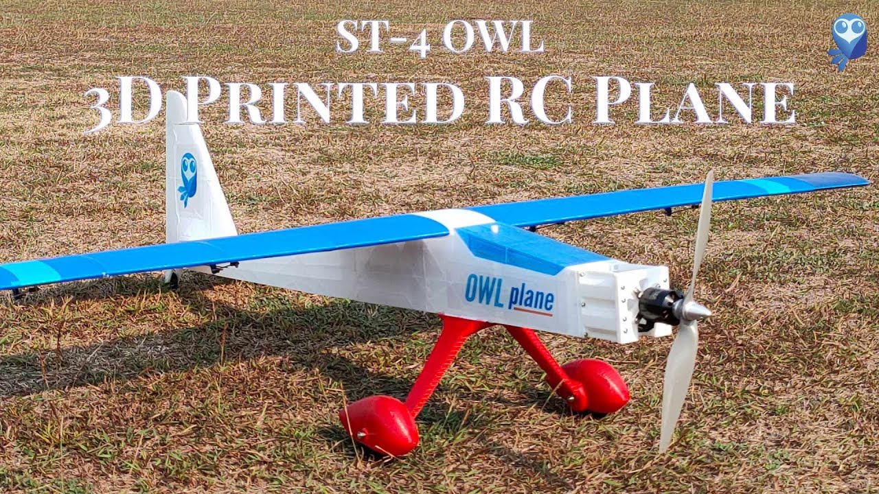 3D Printed RC Plane - ST4 OWL | www.OWLplane.com