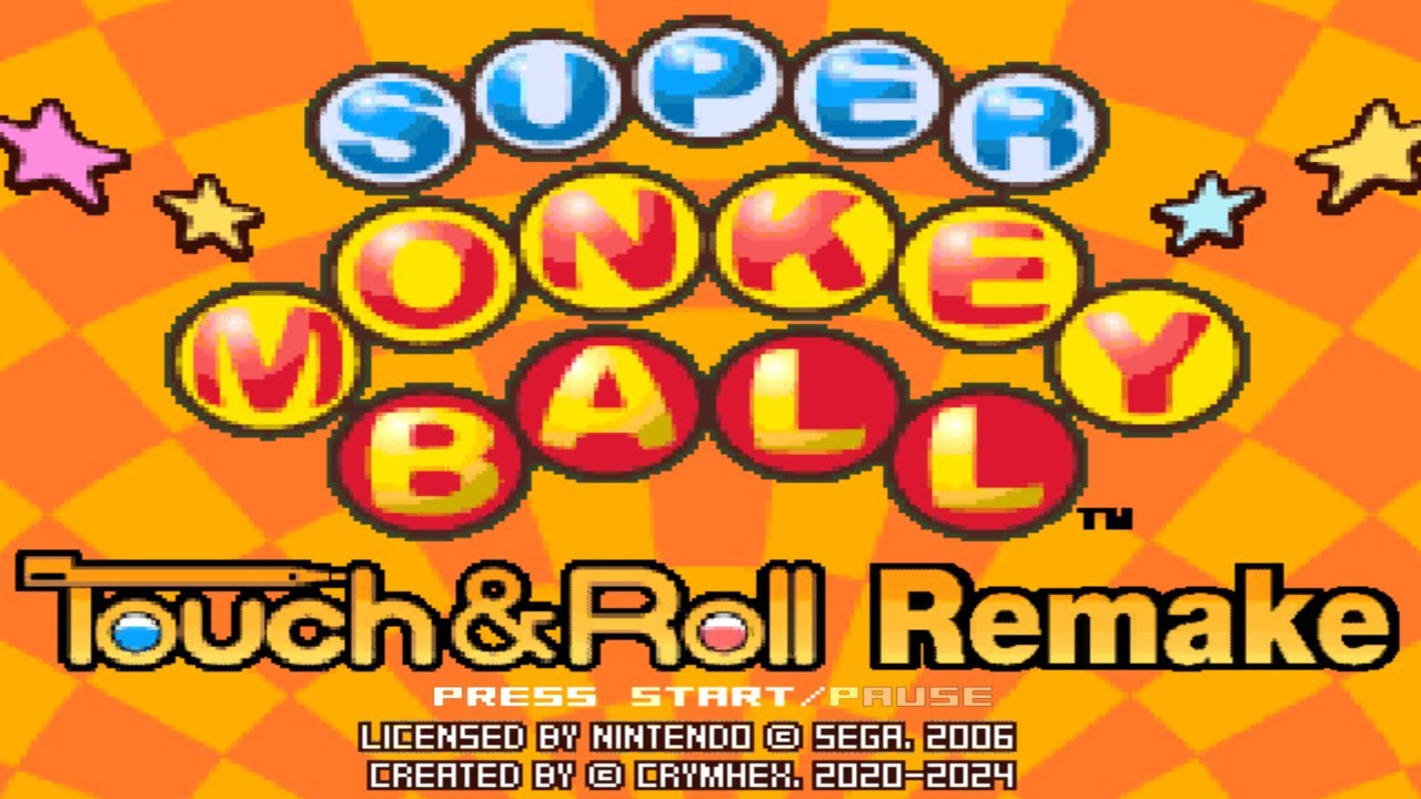 Super Monkey Ball Touch & Roll Remake - Full Montage