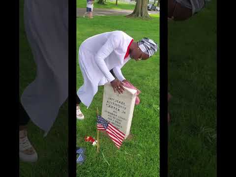 MOMERAL DAY 2024..ARLINGTON NATIONAL CEMETERY..My son Pfc Michael Anthony Carter Jr USMC πΊπΈπΊπΈπ