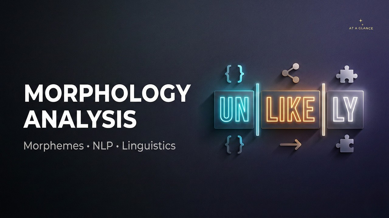 Morphological Analysis in NLP Explained | Morphemes, Stems, Affixes & English Morphology
