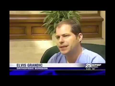 Dr. Elvis Grandic uses the OrthoSensor Knee Balancer to perform knee replacement surgery