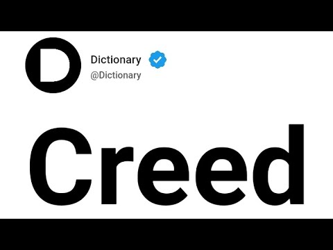 Creed Meaning In English