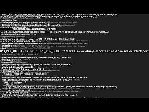 Screen coding hacker concept animation with glitch Free Stock Video