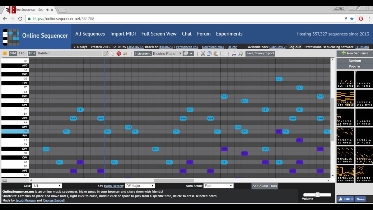Online sequencer 10