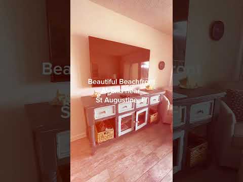 Beachfront Airbnb with amazing ocean views near St Augustine, Florida #airbnb