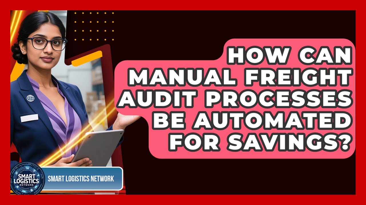 How Can Manual Freight Audit Processes Be Automated For Savings? - Smart Logistics Network