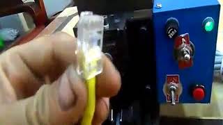 MODULAR PLUG Automatic Terminal Machine / RJ45 Crimping Machine ...