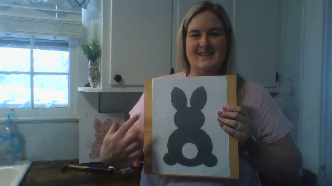 Easter Bunny String Art with Stacey
