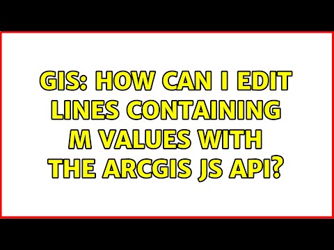 GIS: How can I edit lines containing M values with the ArcGIS JS API?