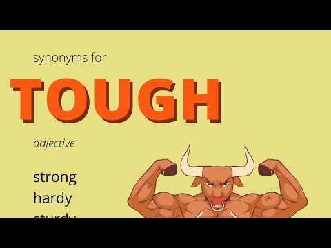 Synonyms For Tough, Strong, Hardy, sturdy, brawny, seasoned, vigorous, strapping