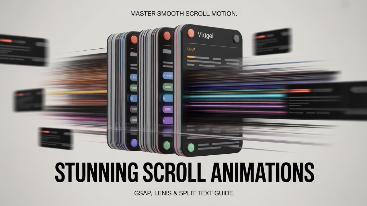 Stunning Scroll Animations: GSAP, Lenis & Split Text Guide