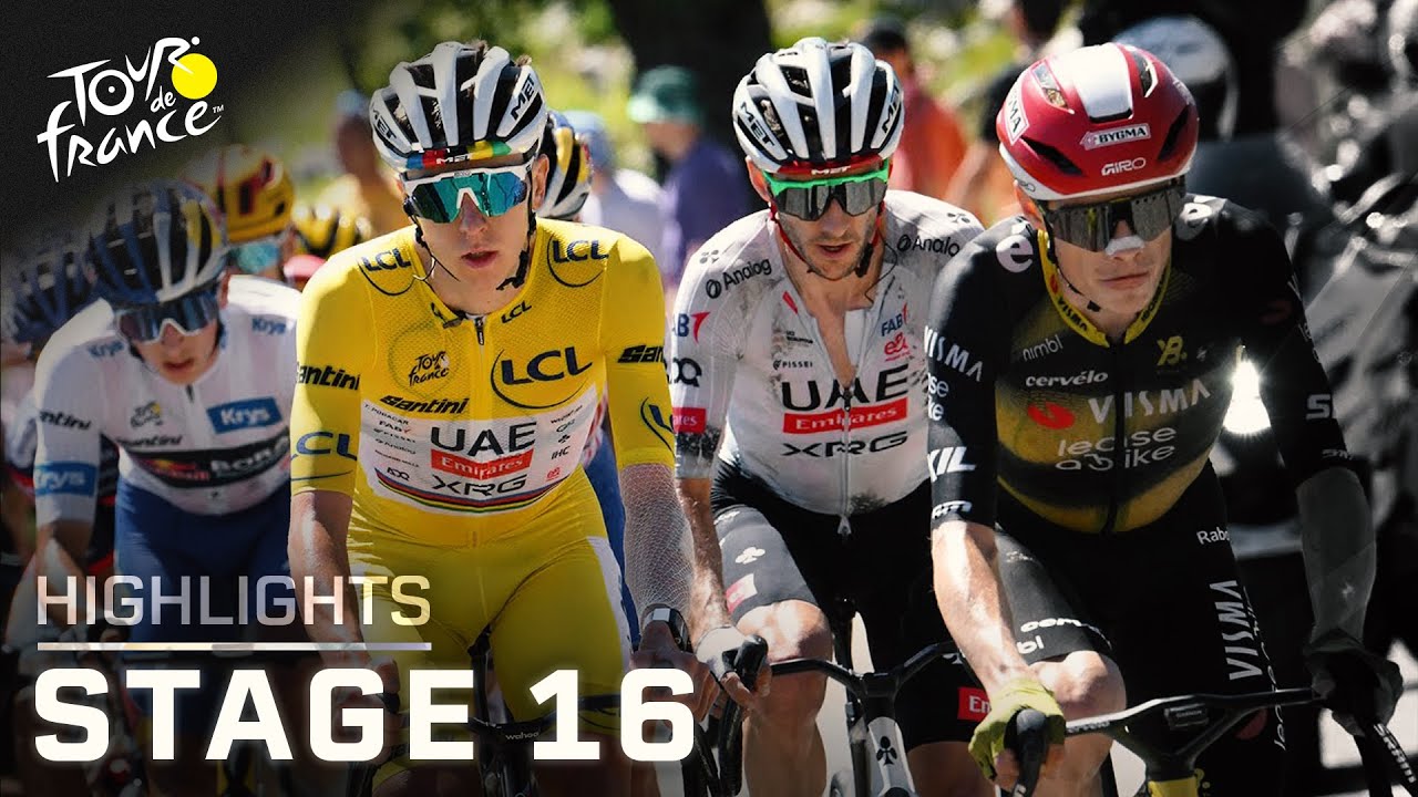 Tour de France 2025, Stage 16 | EXTENDED HIGHLIGHTS | 7/22/2025 | Cycling on NBC Sports