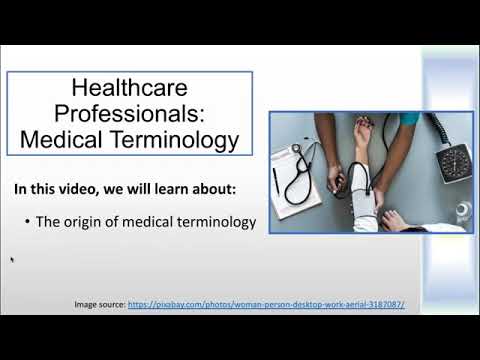Medical Terminology online course