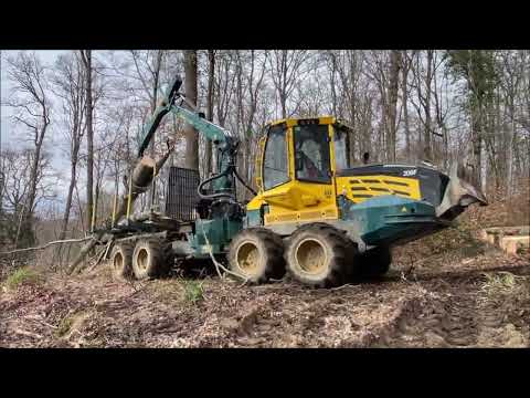Stark 💪💪: Holzrücken mit dem HSM 208F