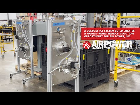 Ransburg RCS System custom designed for easy maintenance | An Air Power Mobile Maintenance Solution