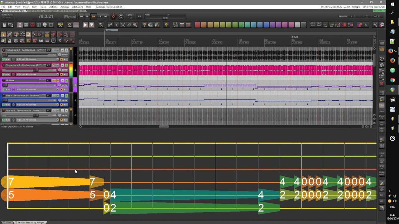 ReaTab Hero: Side-Scrolling Tab Viewer Script for MIDI Items in REAPER ...