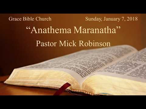 "Anathema Maranatha"
