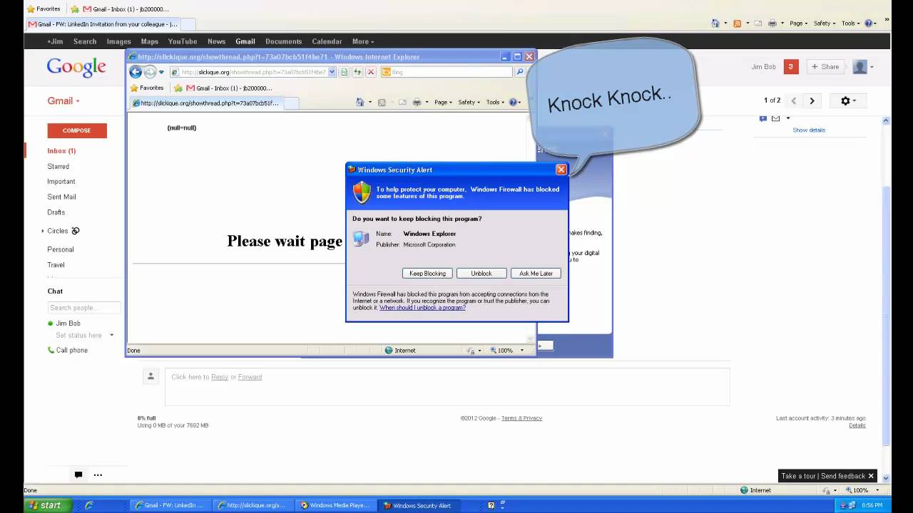 Blackhole Exploit Kit example