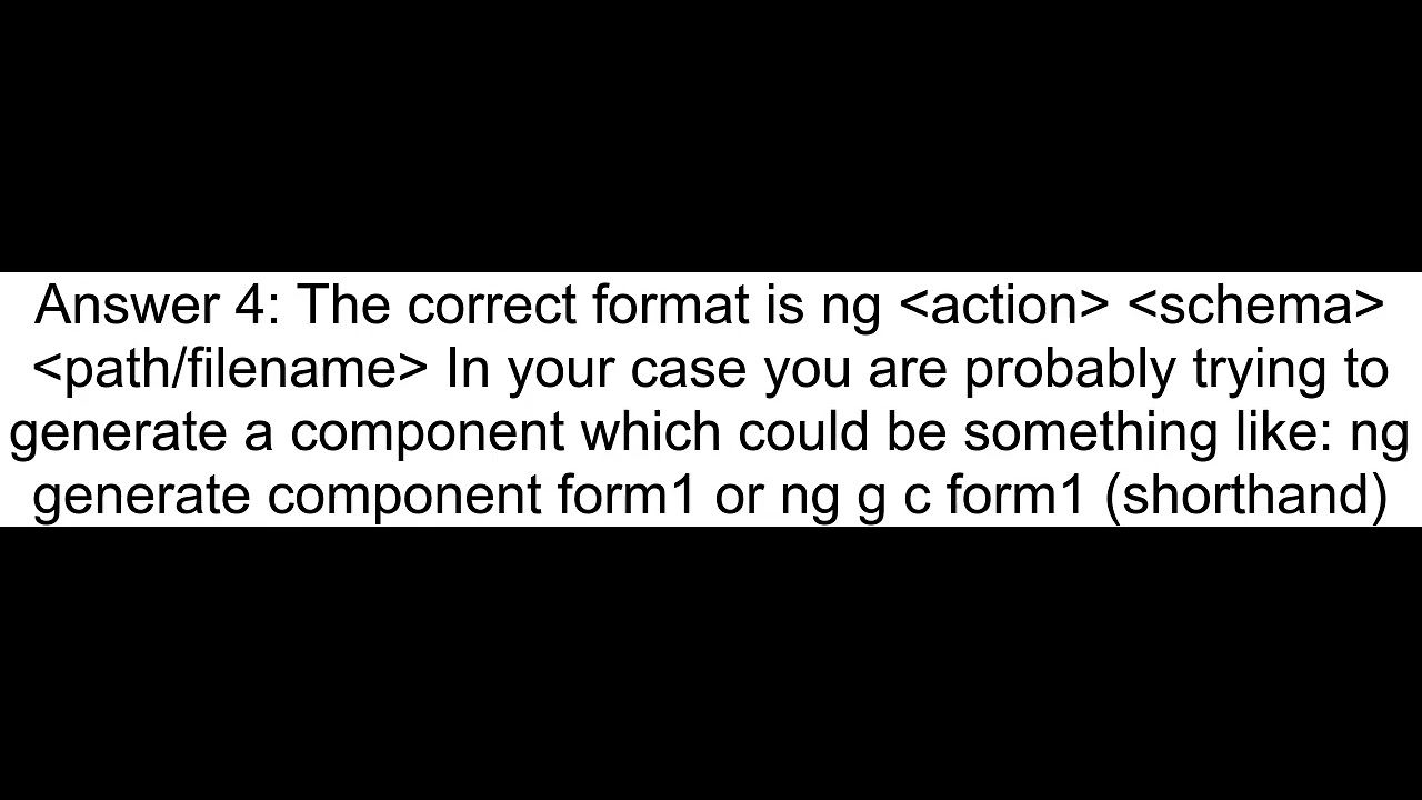 Angular 14 Error A collection and schematic is required during execution