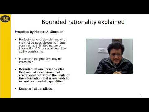 What is Bounded rationality