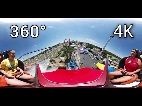 Texas Tornado 360° front seat on-ride 4K POV Wonderland Amusement Park