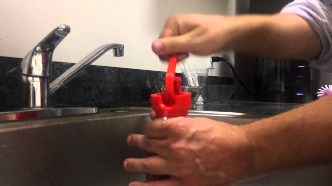 Hand water pump. 3d printed test.