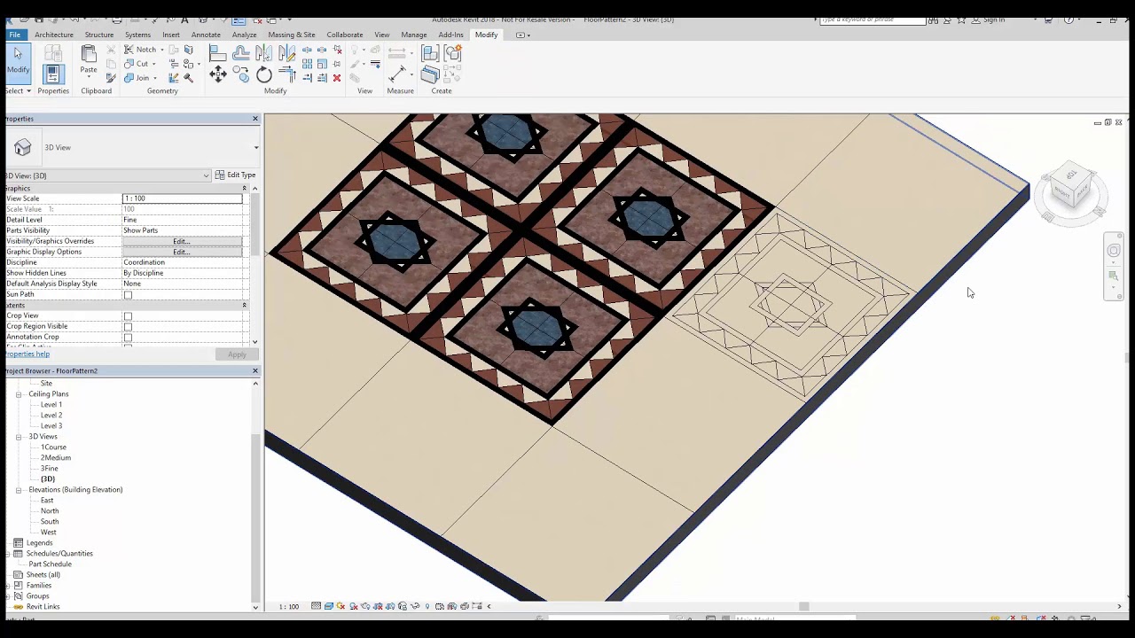 [Revit Tricks] How to create complex floor pattern