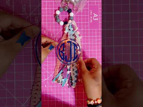 Letβs make a Bogg bag Charm #tassels #short # #diy #craft #crafts #momlife #charms #crafting #hobby