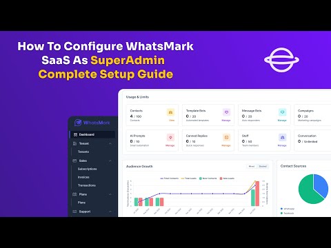 How to Set Up WhatsMark SaaS as a Superadmin—Full Configuration Guide