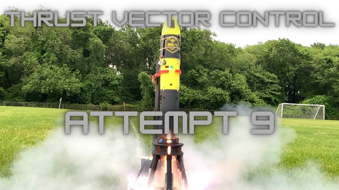 Thrust Vector Control Attempt 9 | Hopper Gen4v1