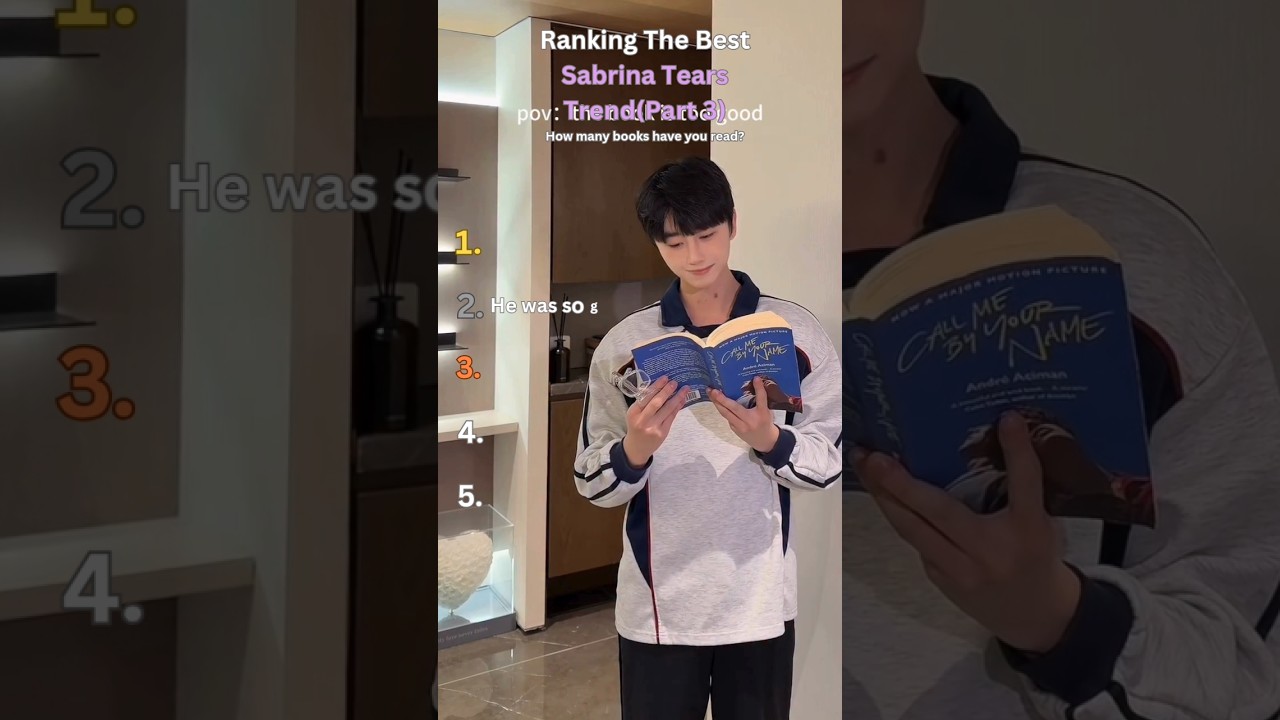 Best Tears Book Trend #shorts #booktok #tears #sabrinacarpenter