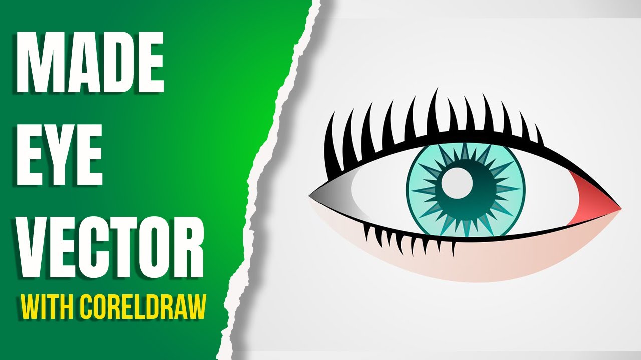 Made Eye Vector With CorelDraw X6