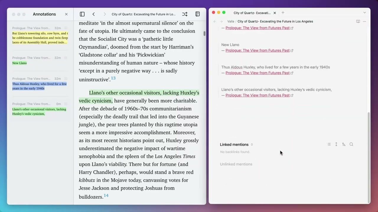 Markdown file persistence for annotations