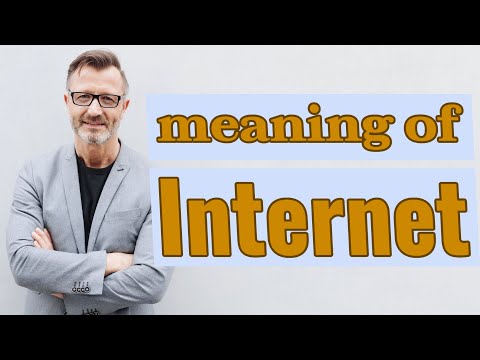 Internet | Meaning of internet