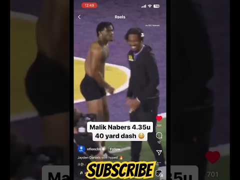 Malik Nabers SHOWS OFF his speed at LSU Proday #lsu #nfldraft