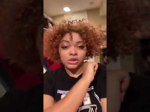 Girl with Curly Hair Dancing to Music#curlyhair #dancing #music #fun
