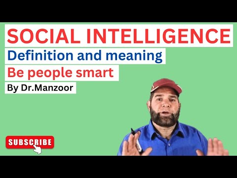Social intelligence l Emotional intelligencel Definition and meaning of social intelligence