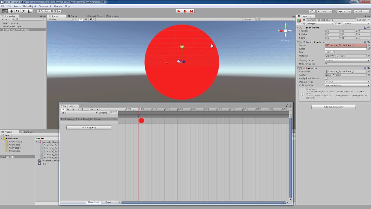 Unity 5 Tutorial: 2D Animation