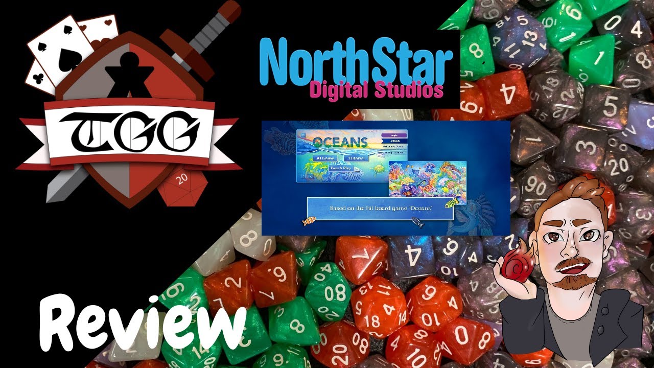 Oceans Digital Board Game Playthrough and Review