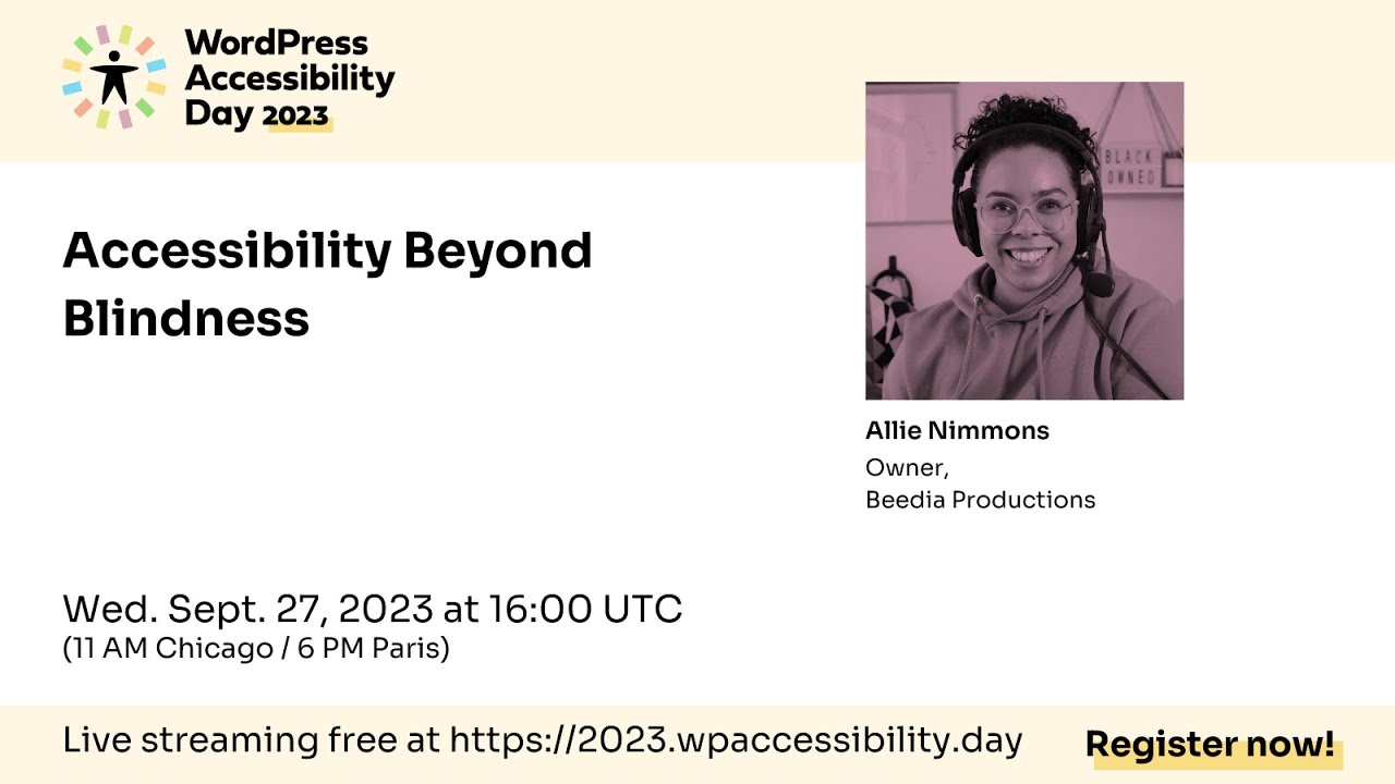 Accessibility Beyond Blindness
