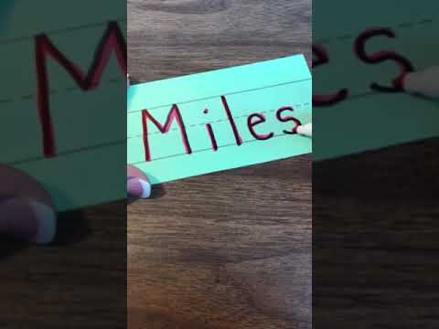 Sentence strip name practice IH